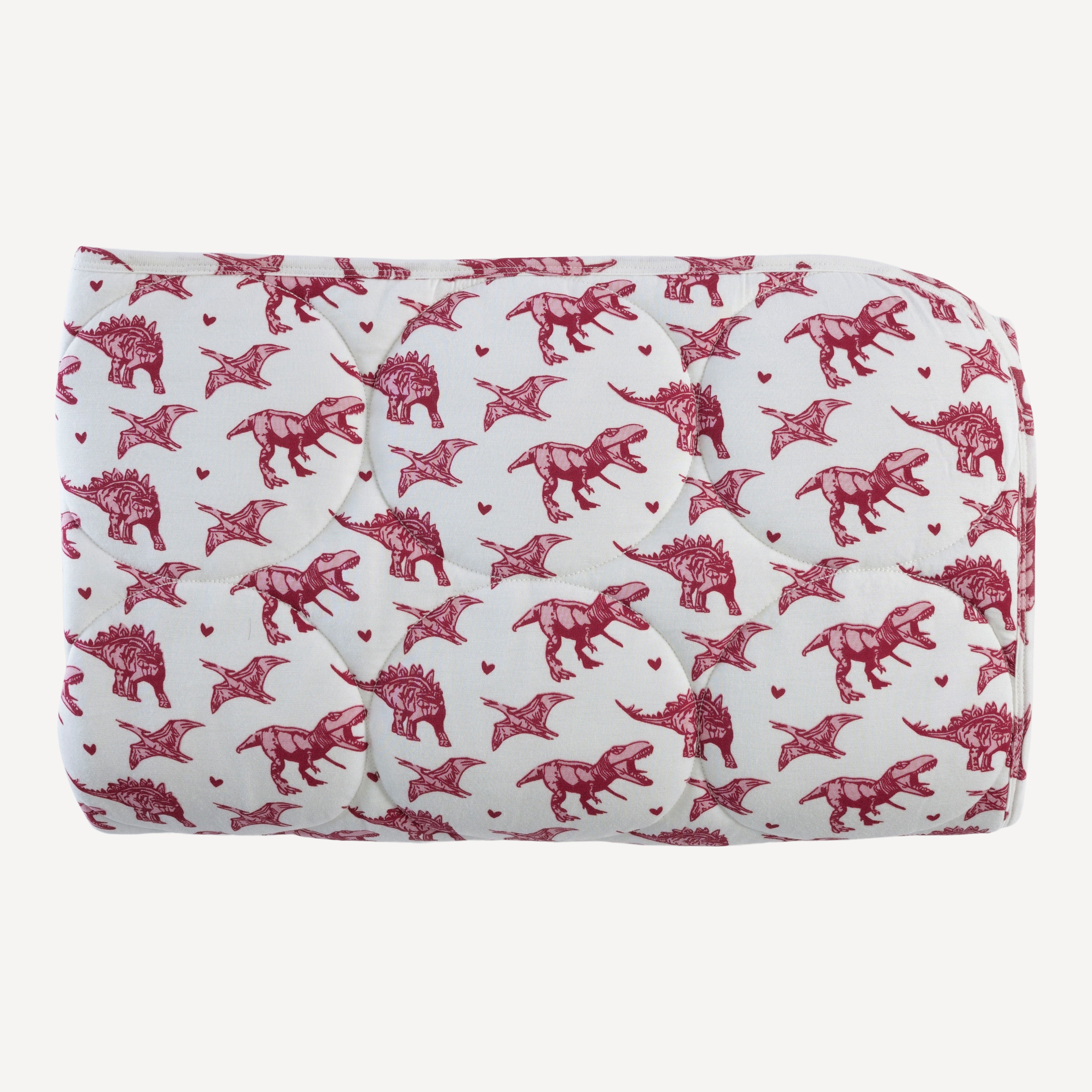 classic circle quilt | dino & hearts | lenzing modal – kate quinn