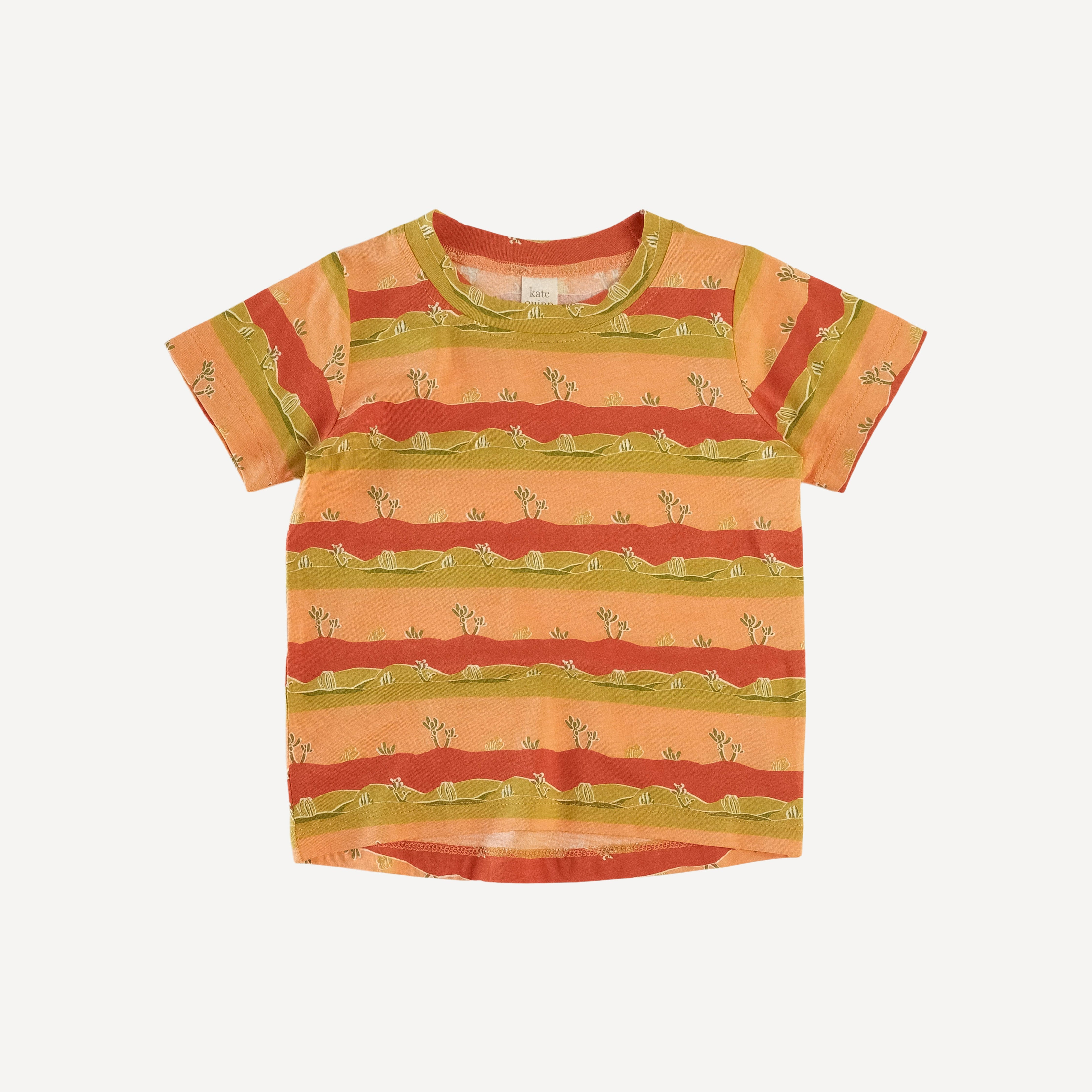 short sleeve essential boxy tee | 70s cactus | lenzing modal – kate quinn